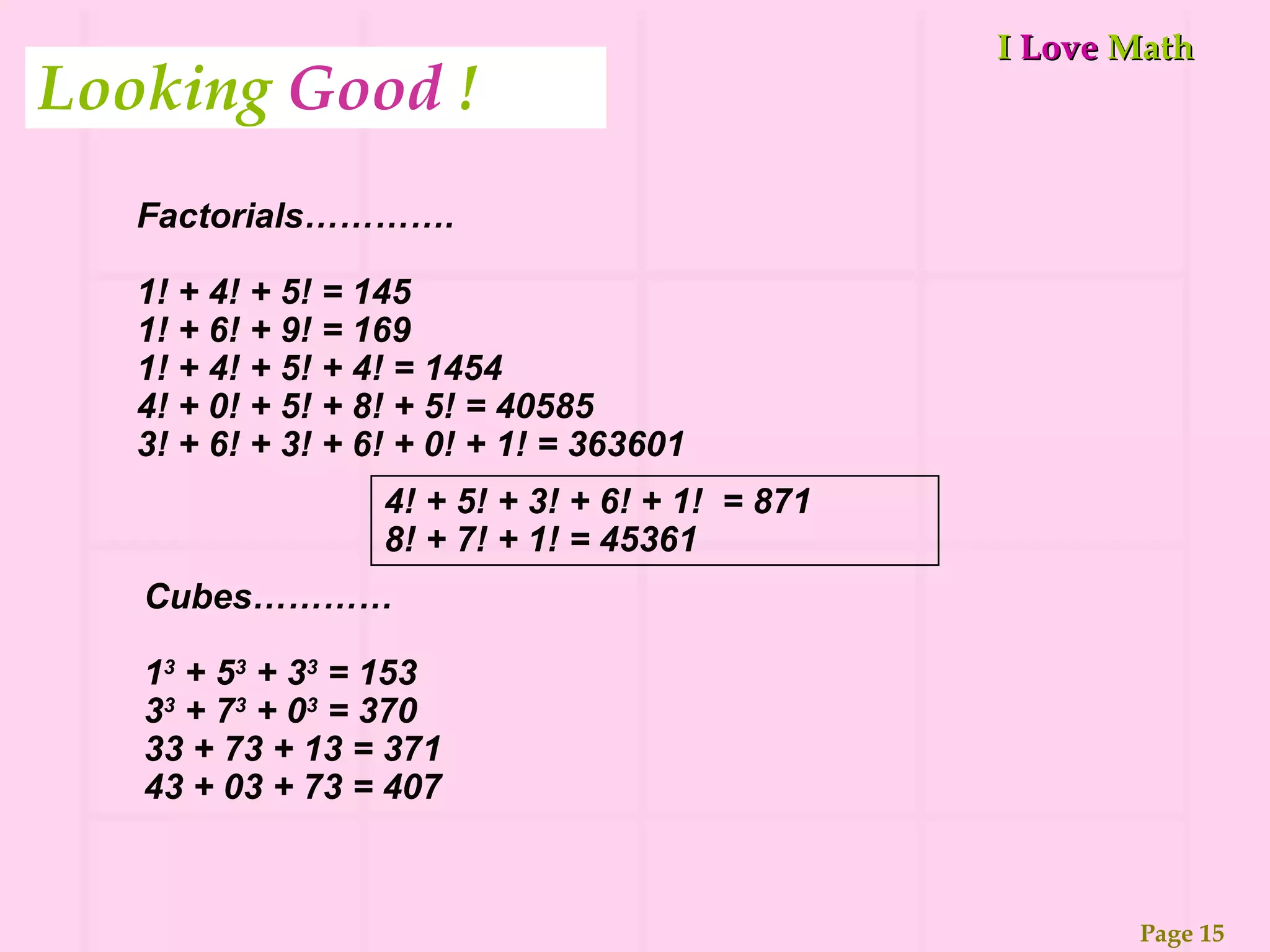 Math 'e' Magic | PPT | Games and Puzzles | Hobbies & Interests