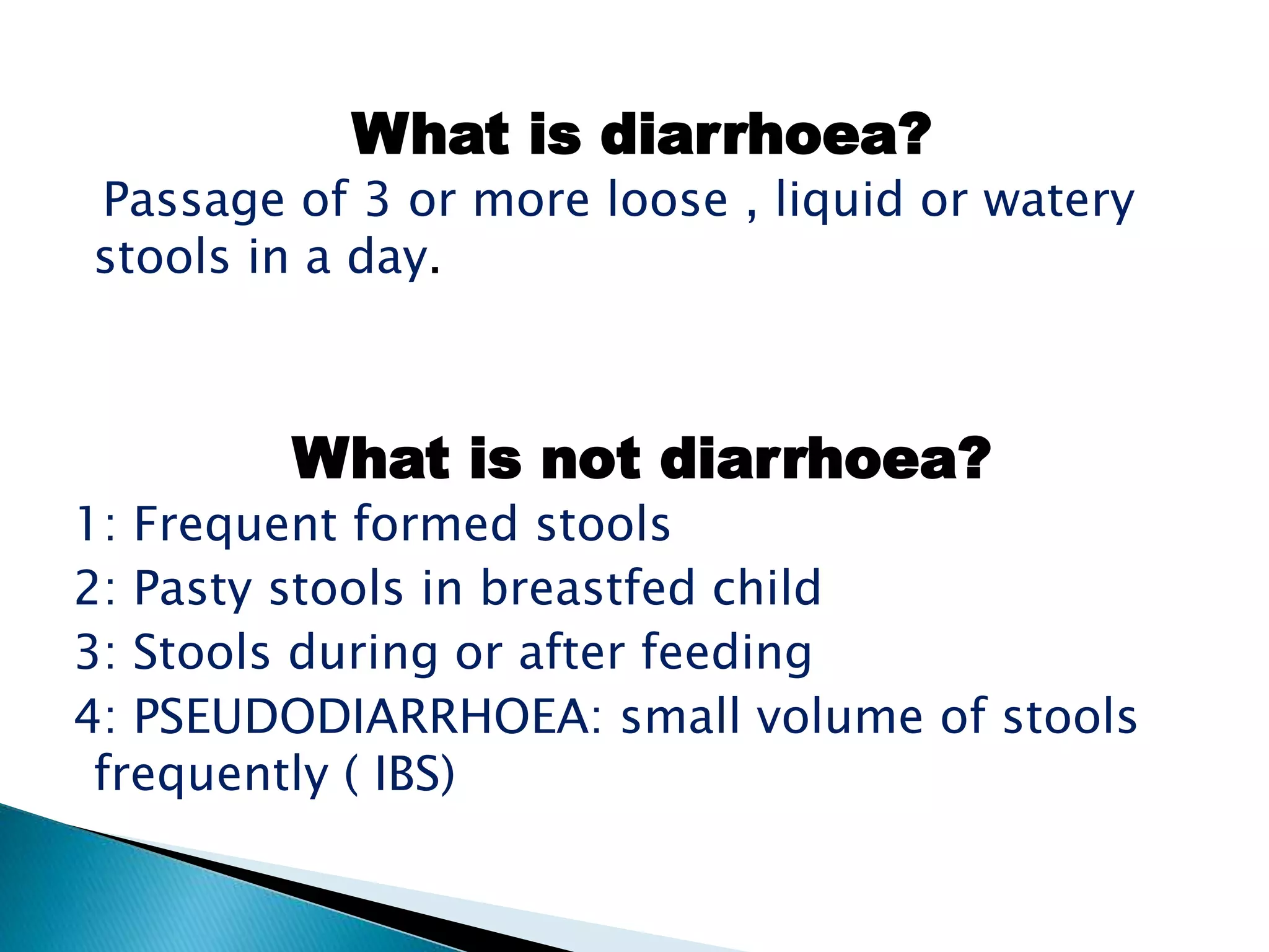 acute diarrhoeal diseases | PPTX