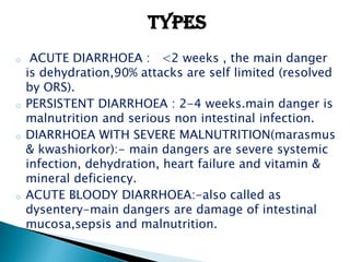 acute diarrhoeal diseases | PPTX