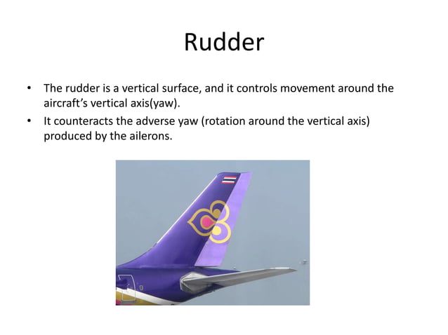 flight control surfaces | PPTX | Air Travel | Travel Type
