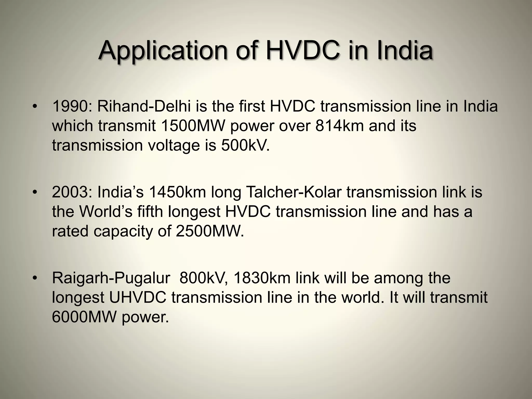 HVDC transmission | PPTX