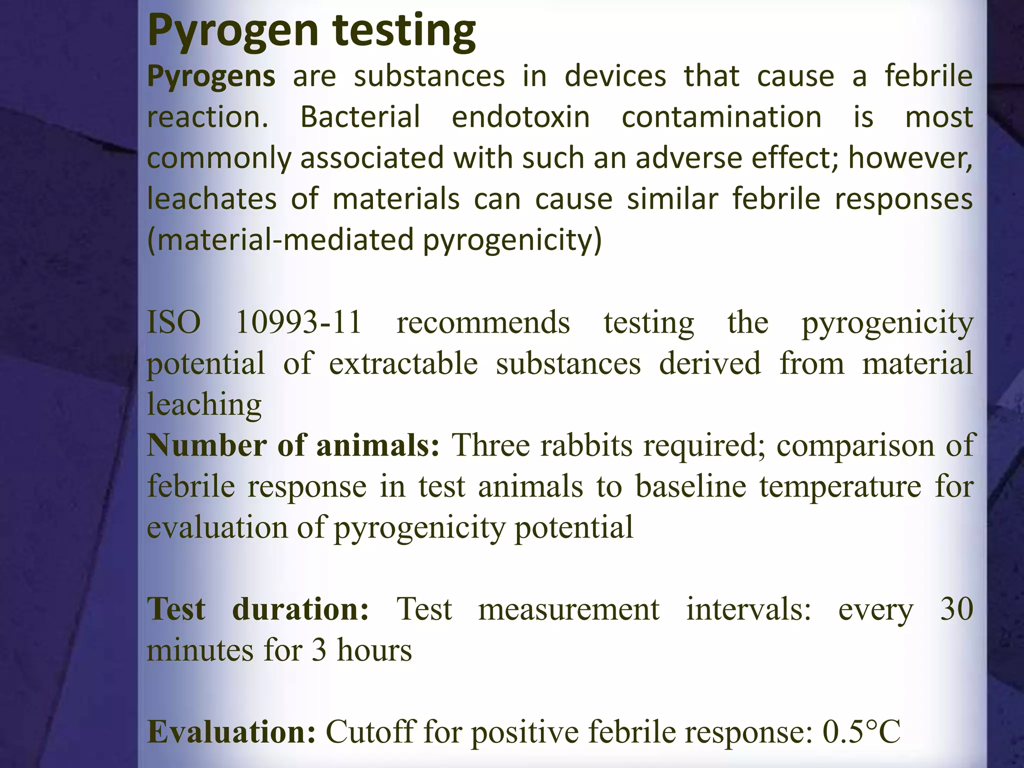 Biocompatibility testing of "BIOMATERIALS" | PPTX