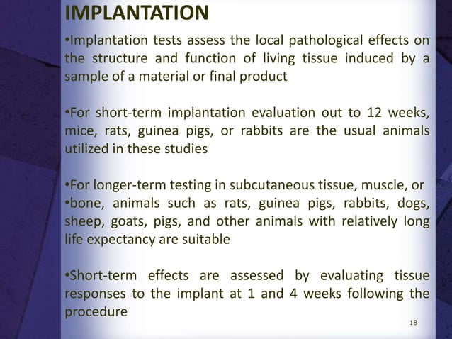 Biocompatibility testing of "BIOMATERIALS" | PPTX