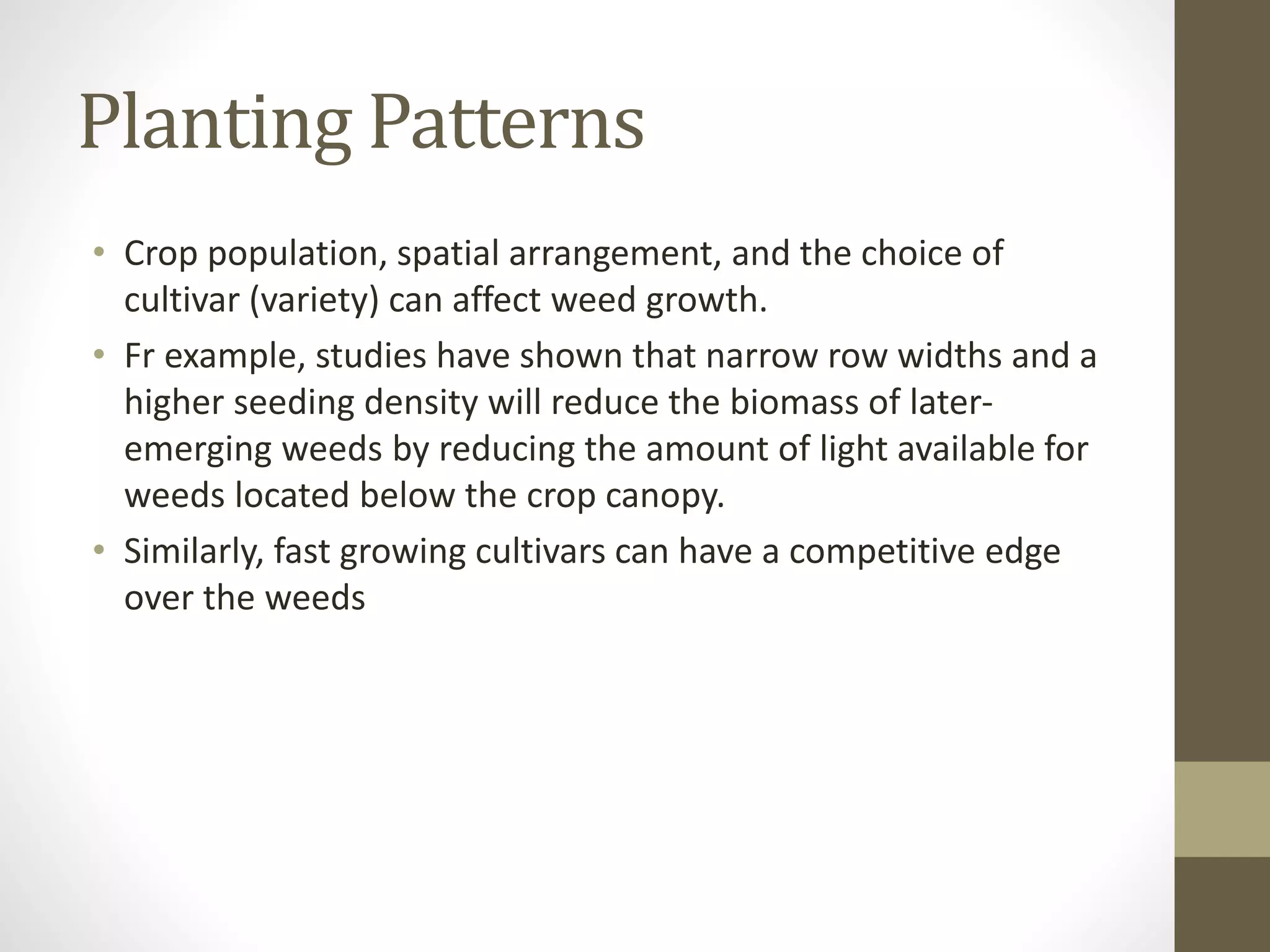 Weed Management in Organic Horticulture | PPTX