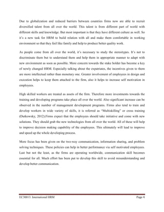 IHRM-Swapnil Mali | PDF