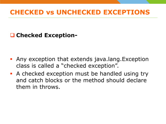 Introduction to Exception | PPT