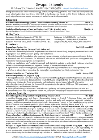 Swapnil Shende-resume | PDF