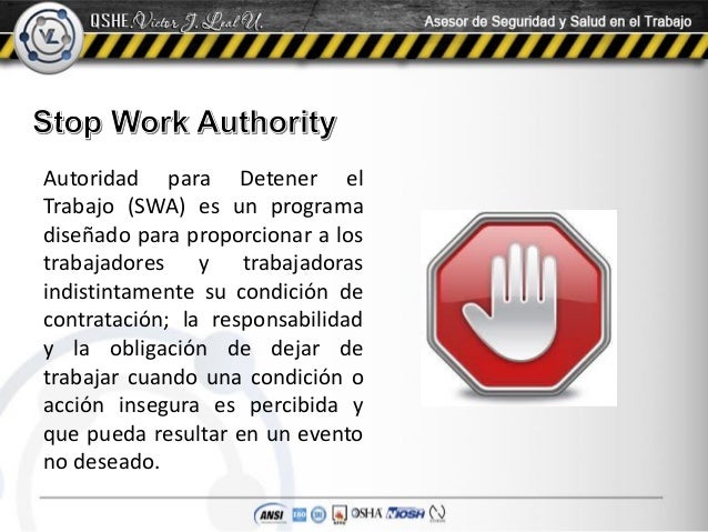 Stop Work Authority Presentation