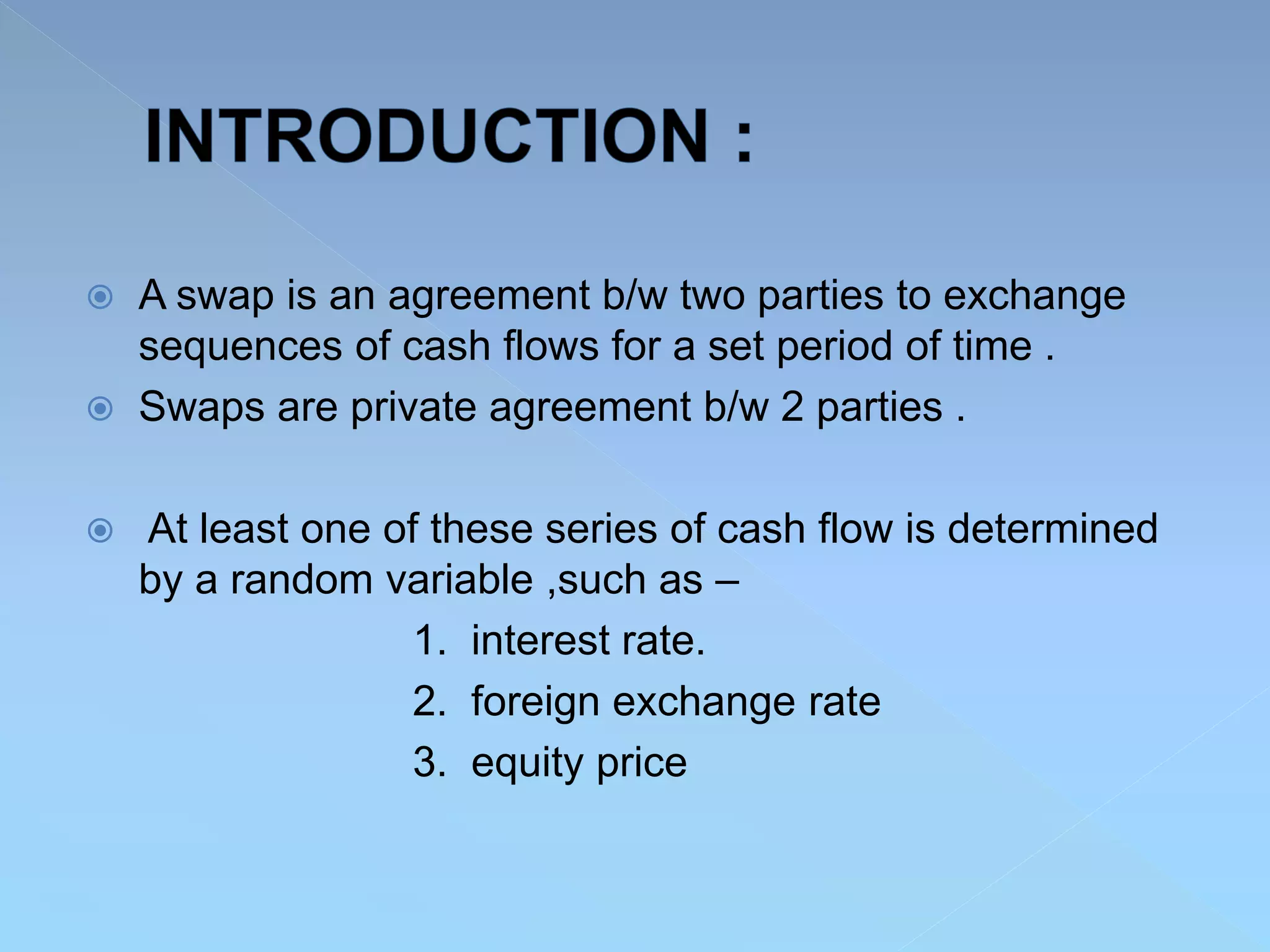 Swaps (derivatives) | PPTX