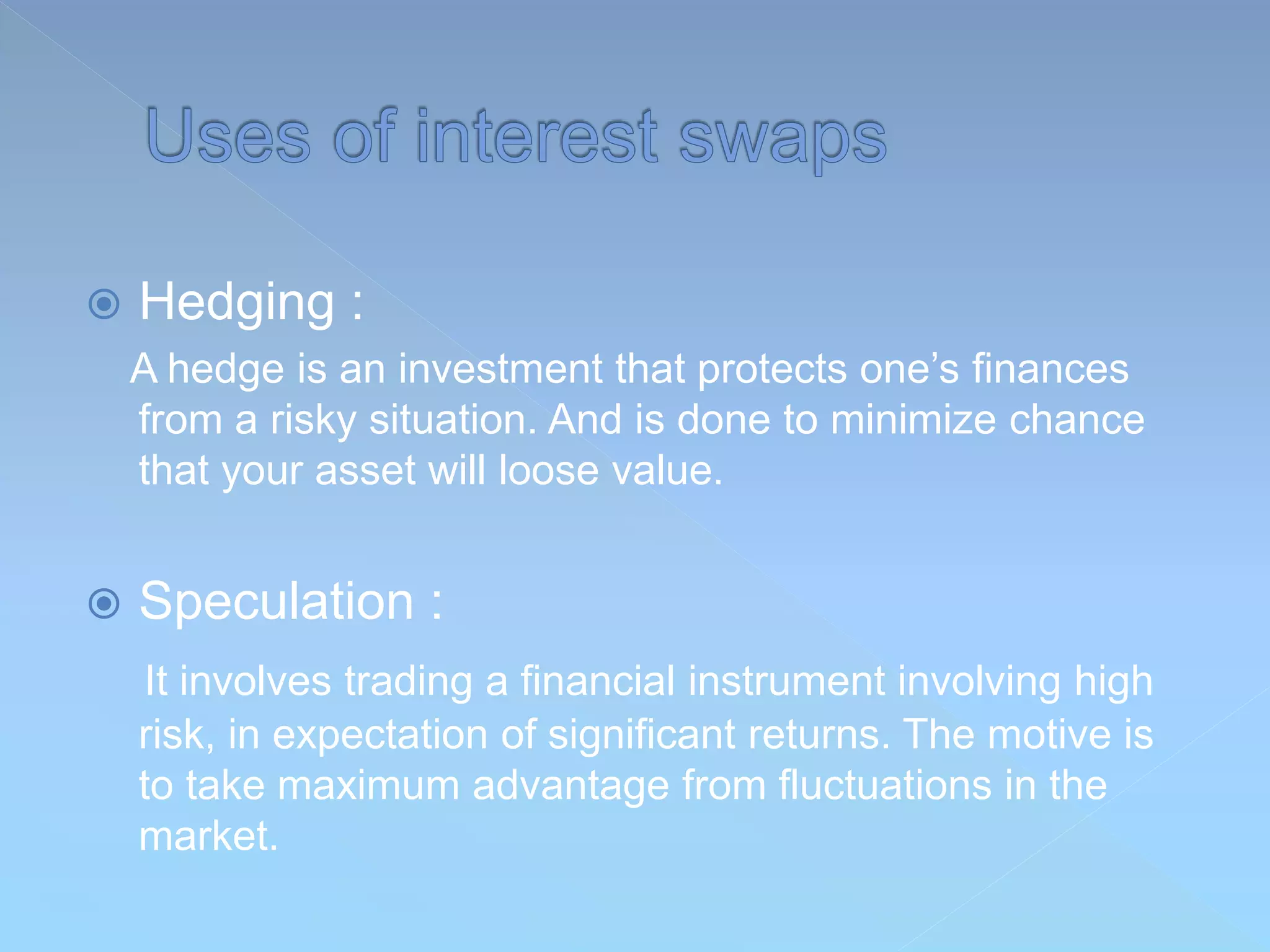 Swaps (derivatives) | PPTX