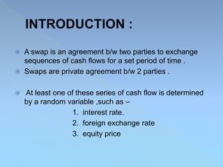 Swaps (derivatives) | PPTX