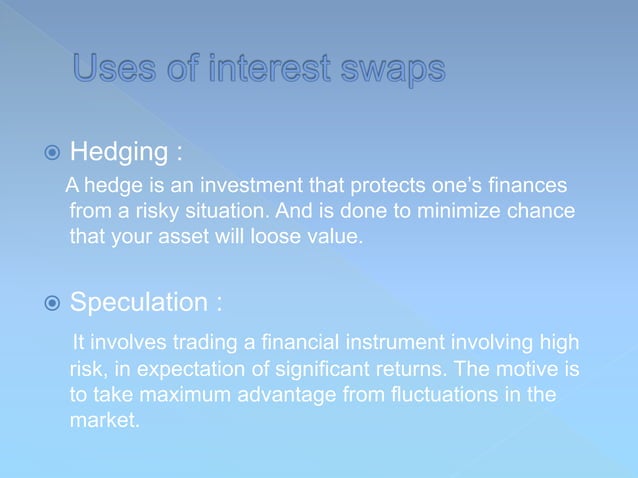 Swaps (derivatives) | PPT