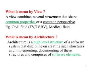 Software architecture and software design | PPTX | Operating Systems ...