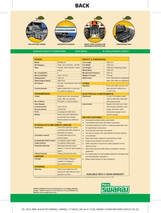 Swaraj 724 xm orchard | PDF
