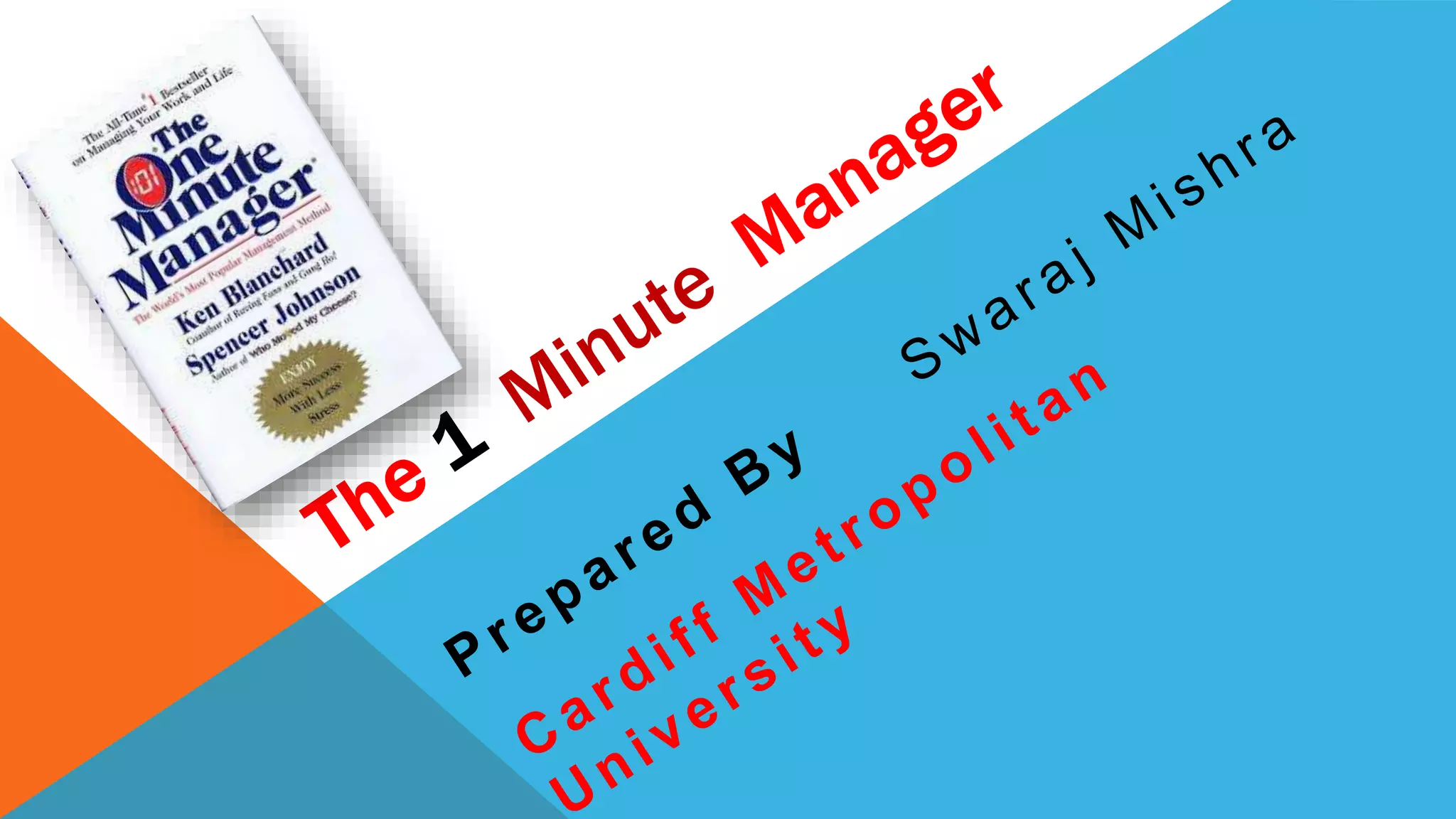 How to be the one minute manager | PPTX