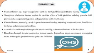 Management of over-Exposure to chemicals and TLV concept | PPTX