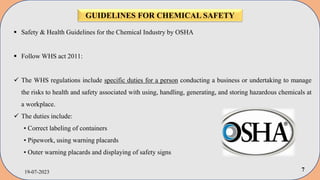 Management of over-Exposure to chemicals and TLV concept | PPTX
