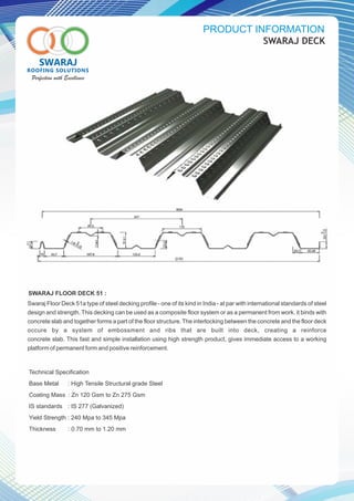 Swaraj Roofing Solutions Catalogue | PDF