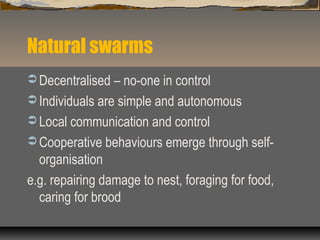 Swarm ROBOTICS | PPT