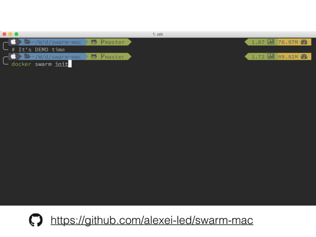 Development Swarm Cluster Ppt