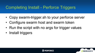 [Perforce] Swarm Workshop | PPT