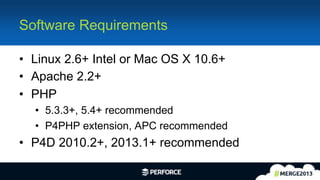 [Perforce] Swarm Workshop | PPT