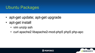 [Perforce] Swarm Workshop | PPT