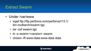 [Perforce] Swarm Workshop | PPT