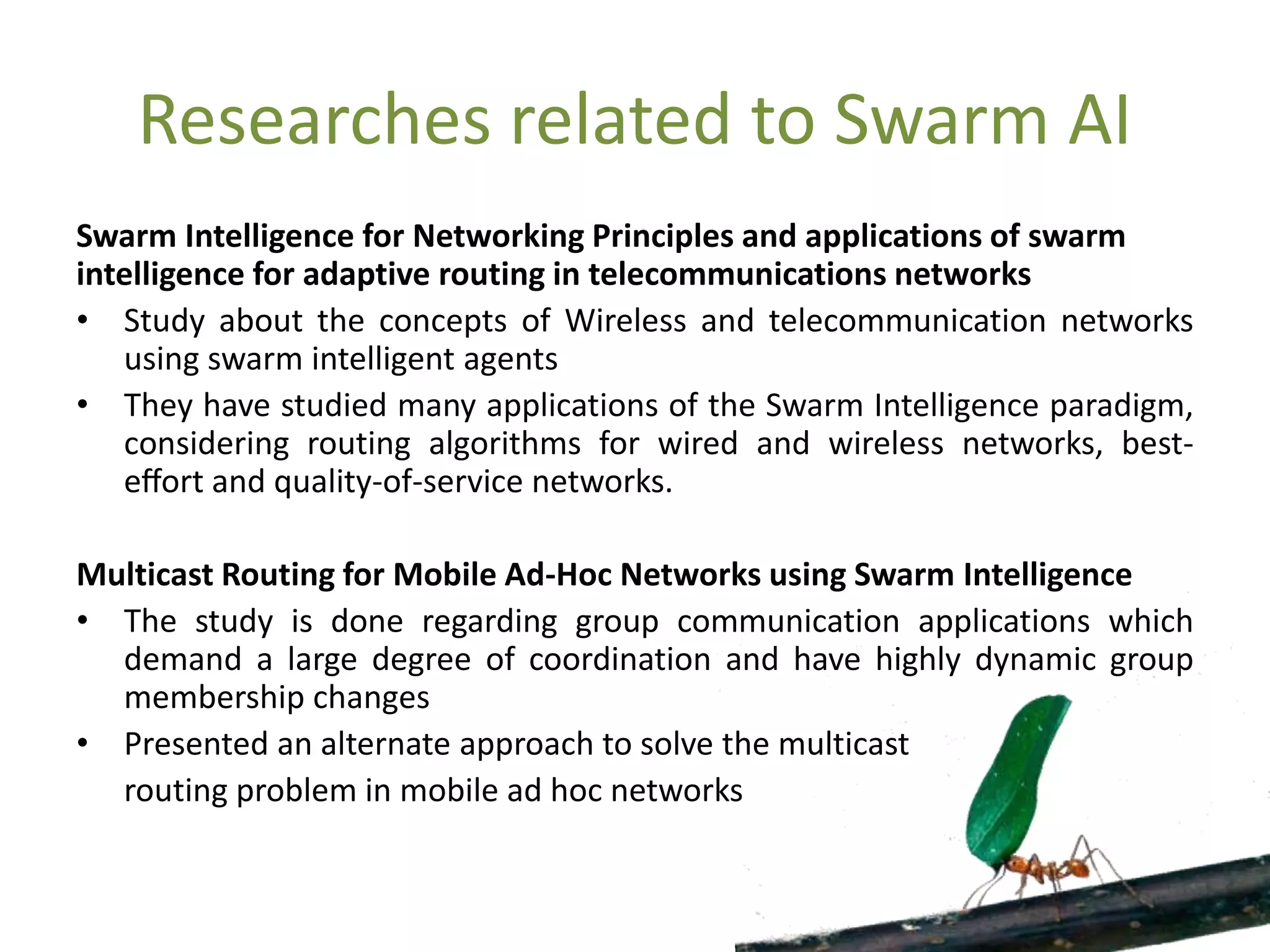 Bio-inspired Artificial Intelligence for Collective Systems | PPT