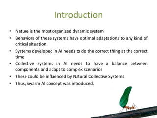 Bio-inspired Artificial Intelligence for Collective Systems | PPT