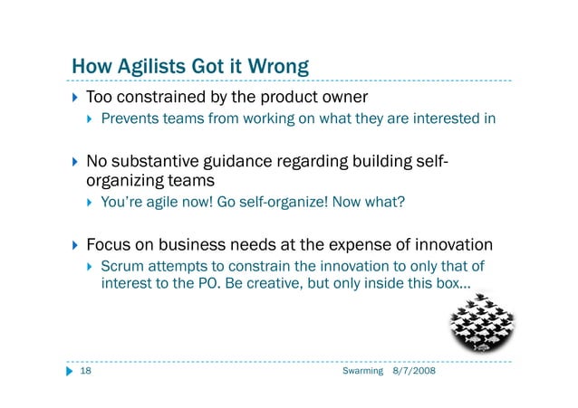 Swarming Panchal Agile2008 | PPT