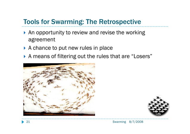 Swarming Panchal Agile2008 | PPT
