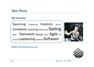 Swarming Panchal Agile2008 | PPT