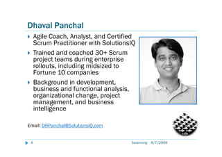 Swarming Panchal Agile2008 | PPT