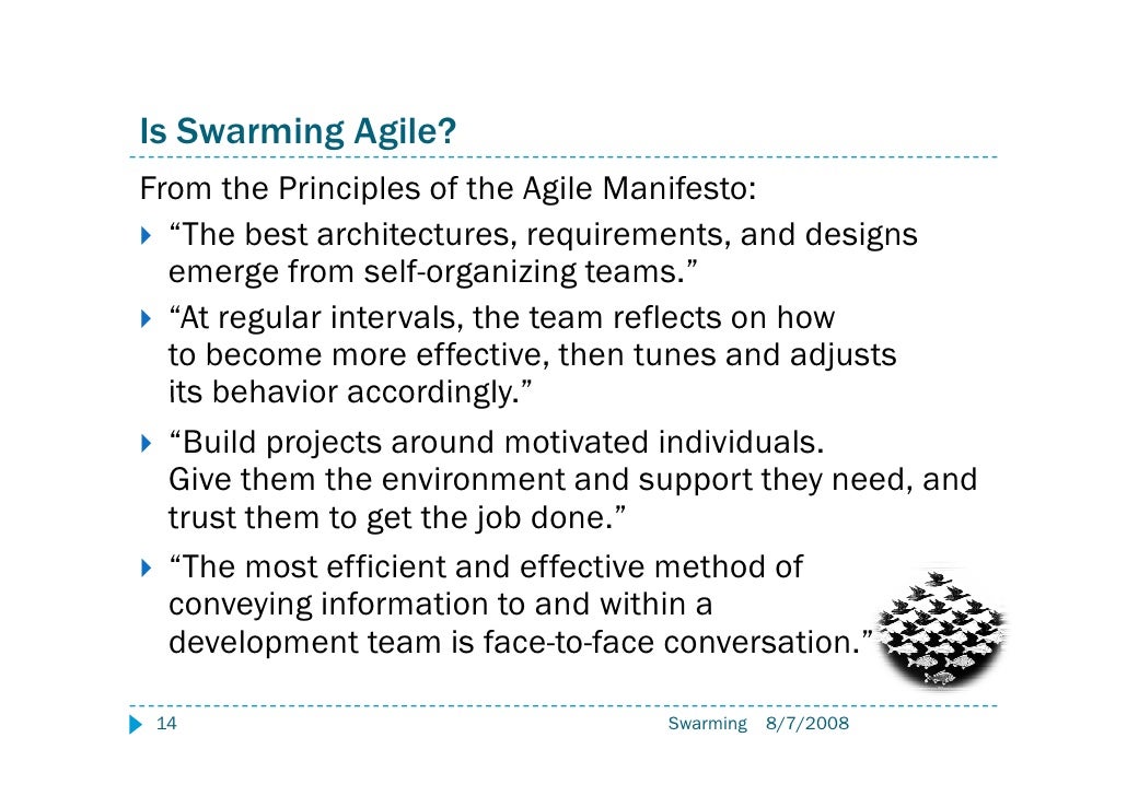 Swarming Panchal Agile2008
