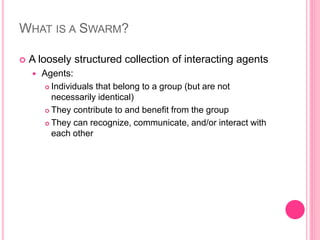 Swarm intelligence | PPT