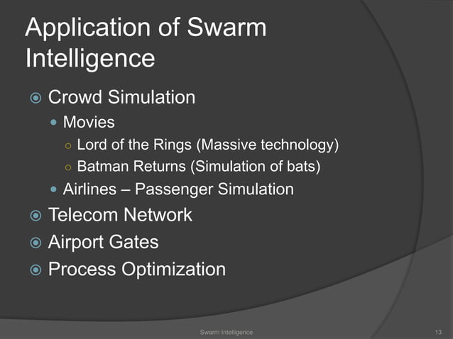 Swarm Intelligence - An Introduction | PPTX | Artificial Intelligence ...