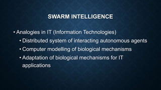 Swarm intelligence | PPT