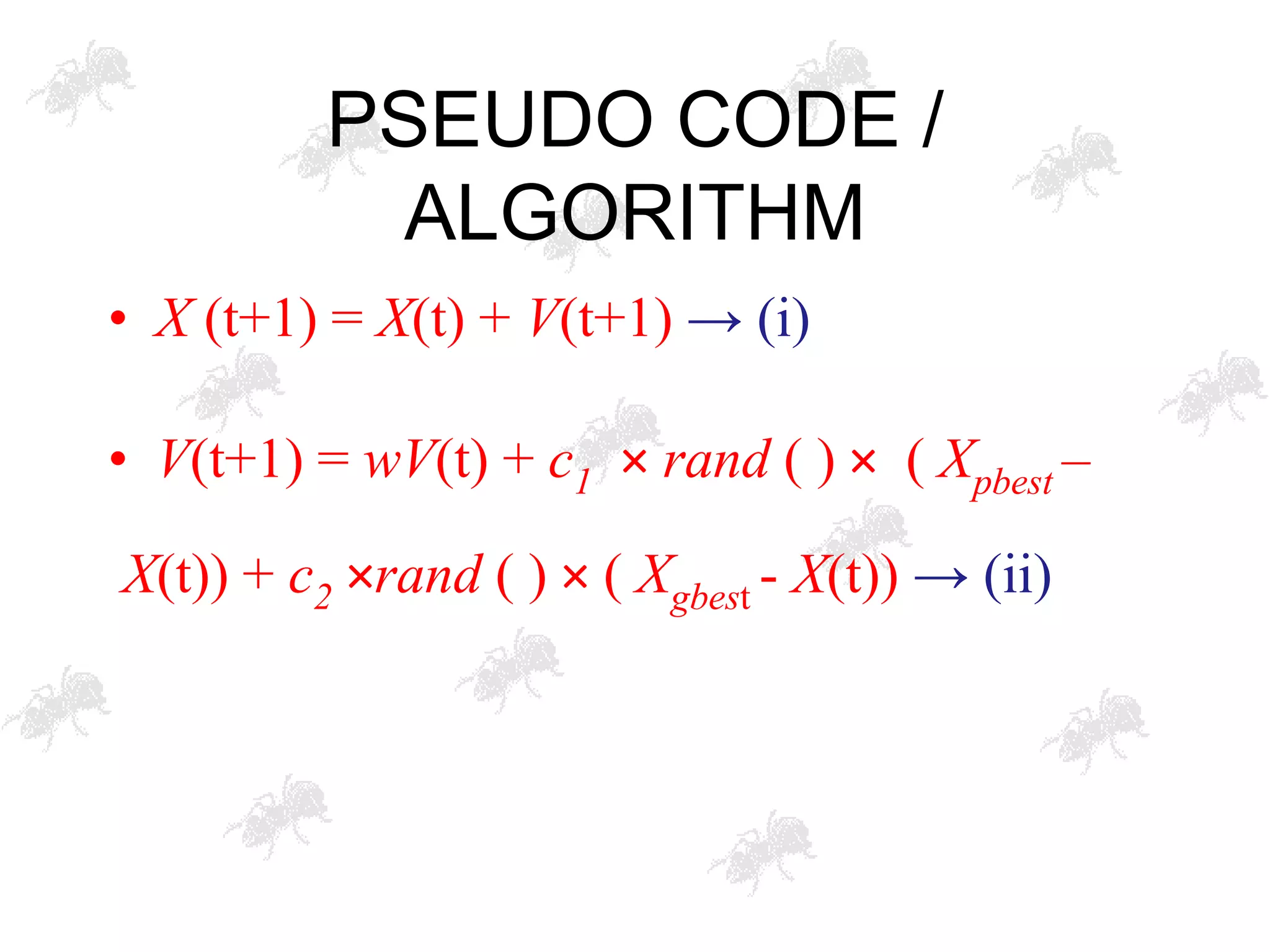 Swarm intelligence and particle swarm optimization | PPT
