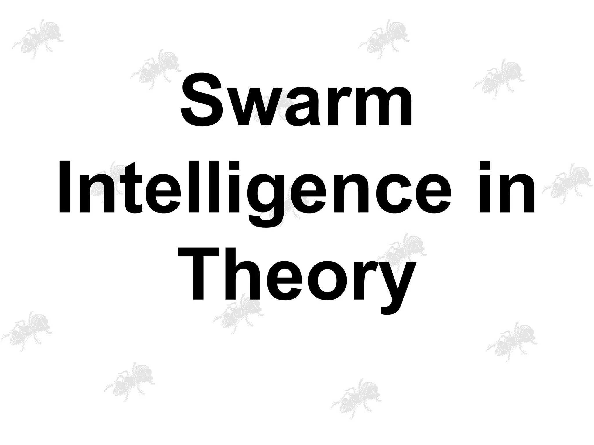 Swarm intelligence and particle swarm optimization | PDF