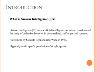 Swarm intelligence | PPTX