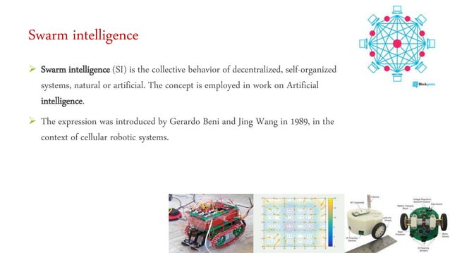 Swarm intelligence technology | PPT