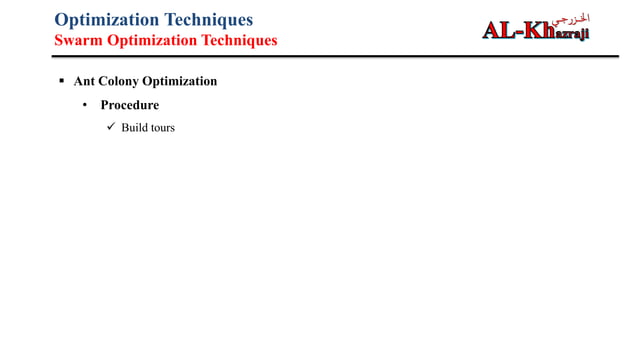 Swarm Optimization Techniques_ACO.pdf | Beekeeping | Hobbies & Interests