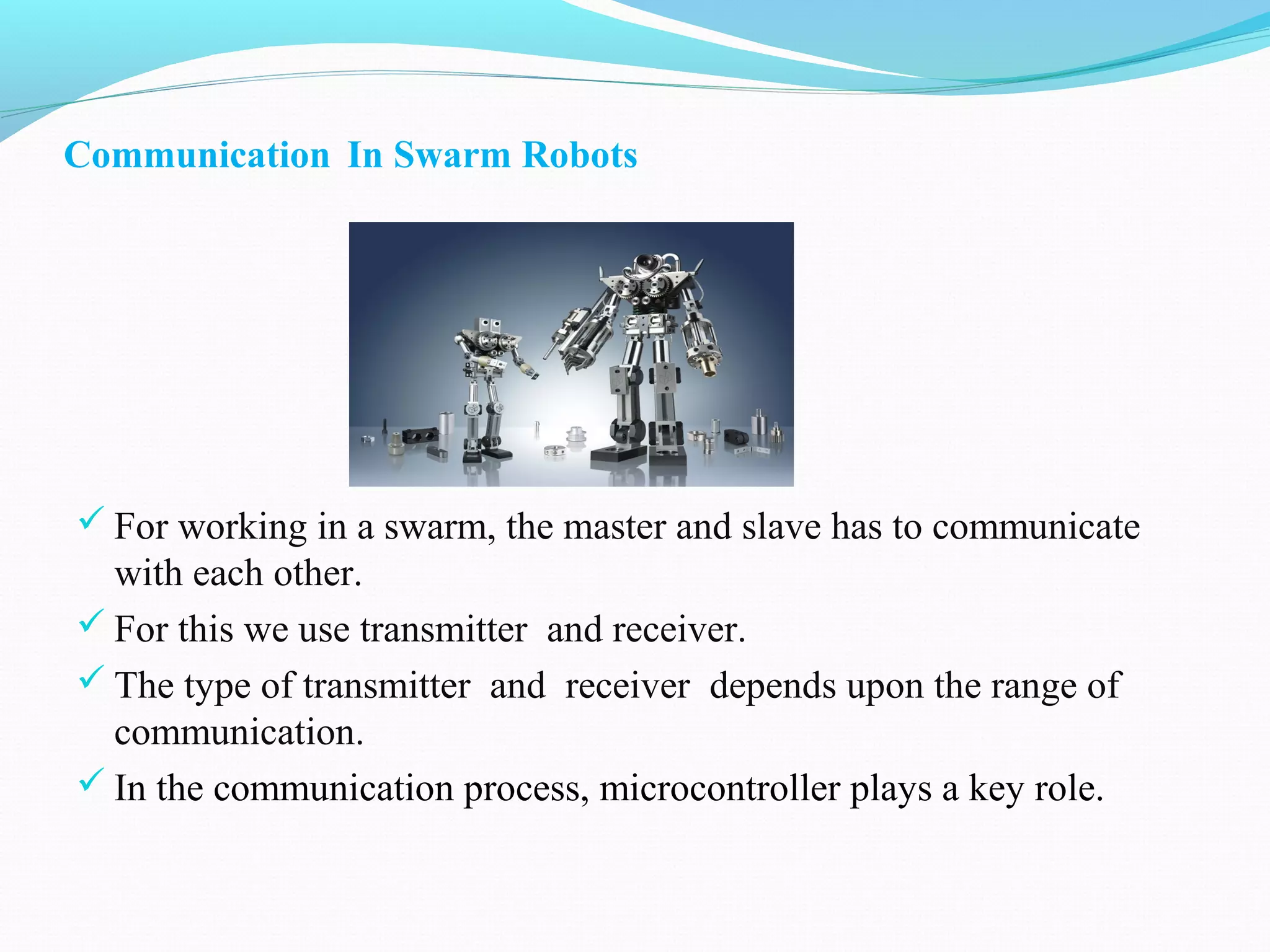 Swarm robotics ppt | PPT