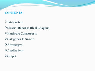 Swarm robotics ppt | PPT