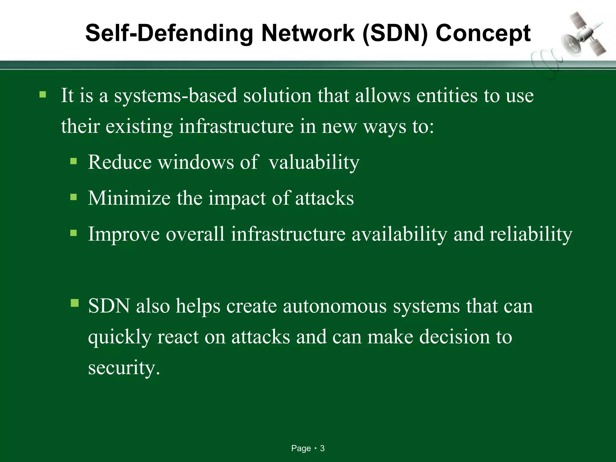 Self Defending Network | PPTX