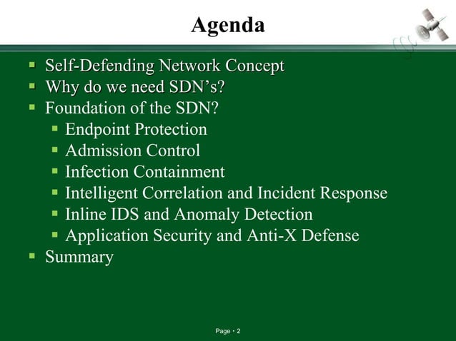 Self Defending Network | PPTX