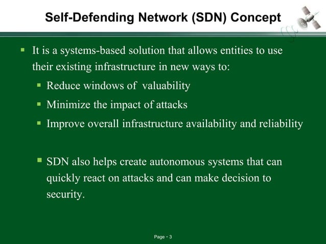 Self Defending Network | PPTX