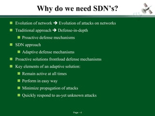 Self Defending Network | PPTX