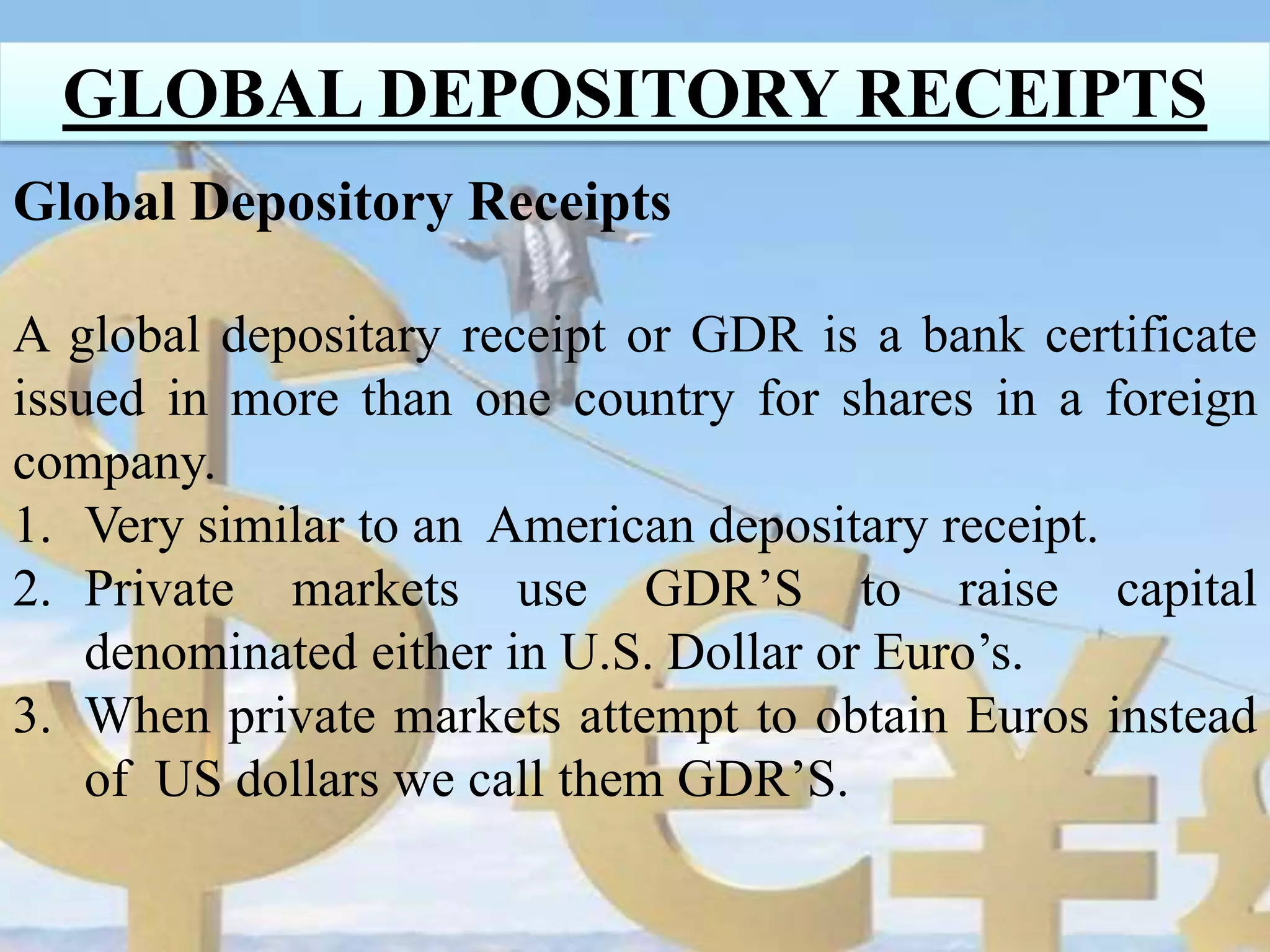 INTERNATIONAL FINANCIAL INSTRUMENTS | PPTX